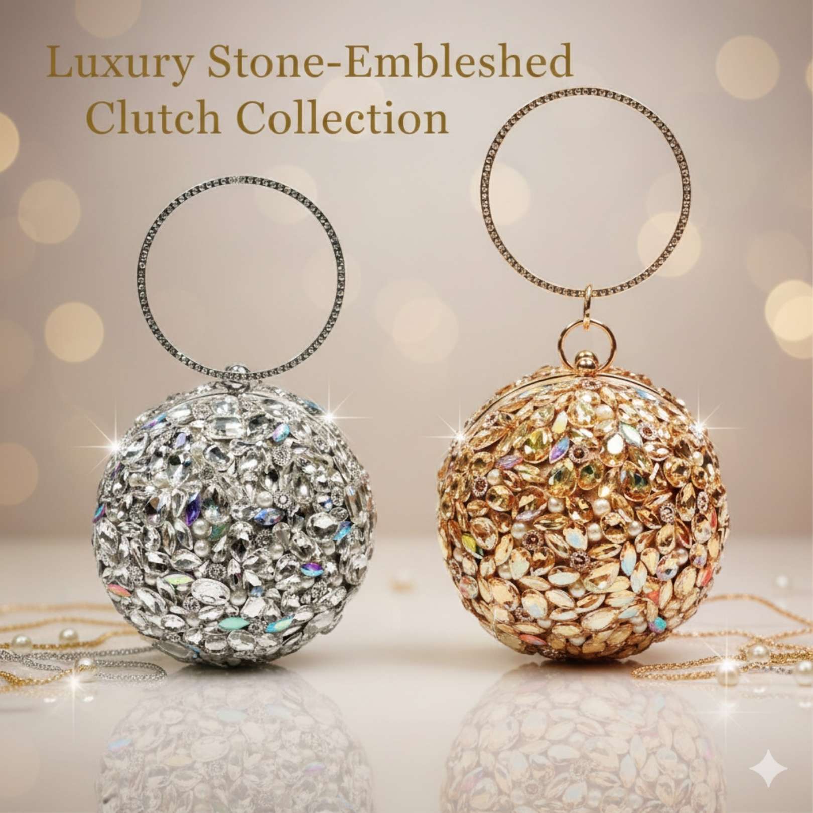Stone Clutch Collection Pakistan Bridal & Party Clutches